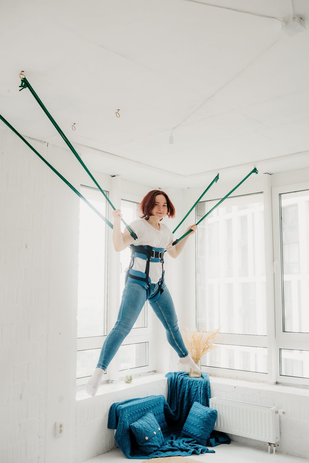 Kids' Bungee Cord Door Jumper: Sensory Therapy Swing for Special Needs ...