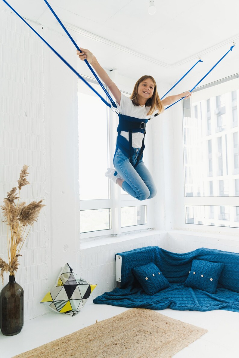Kids Indoor Bungee Jumper Set, Home Playground, Ages 5-14 - Etsy