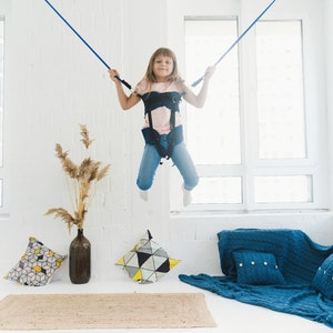 Bungee for Home. Toddler Gym Bungee Jumper Exerciser for Kids 2-7 Years ...