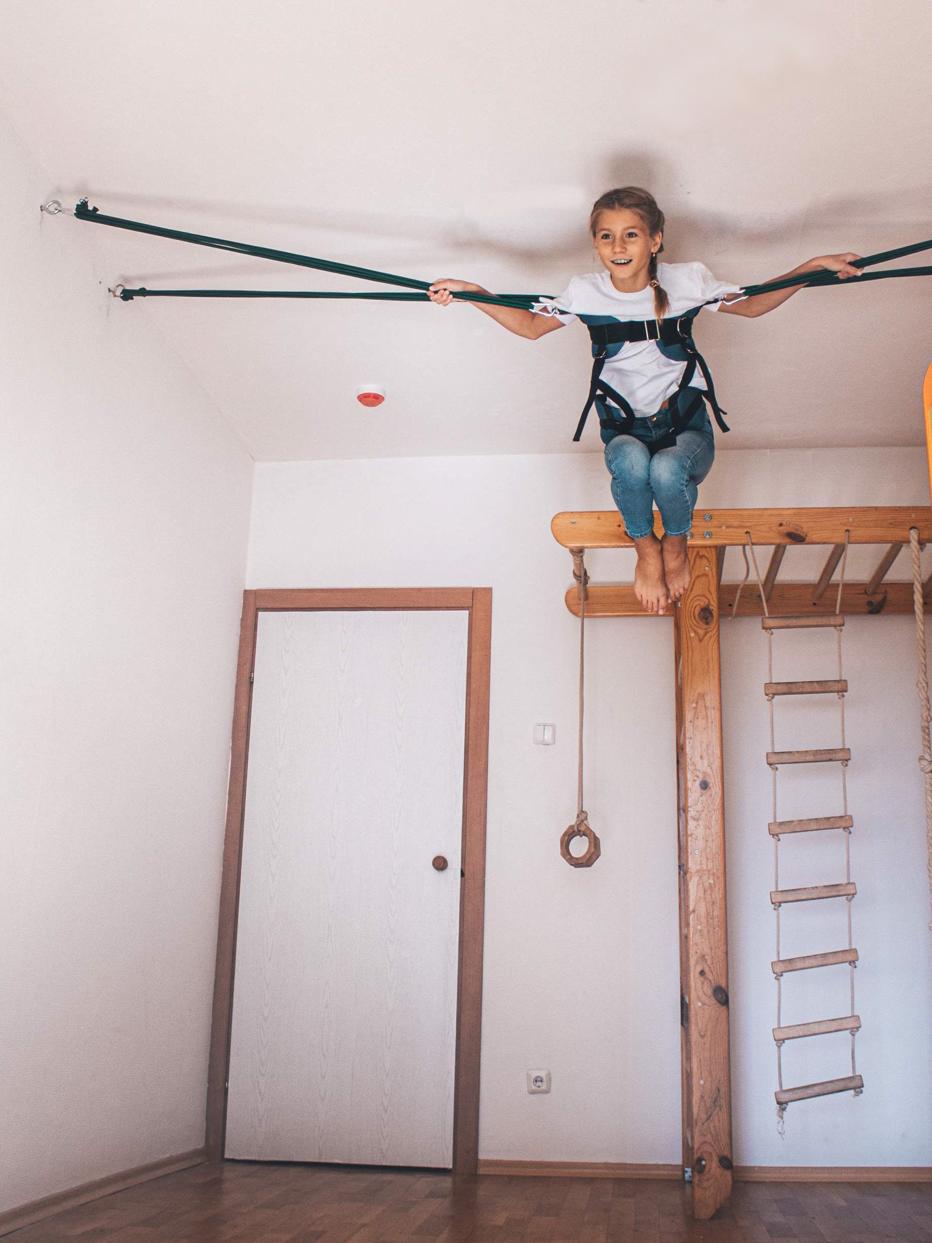 Indoor Bungee Jumping Size M for Kids 5-14 Years Home Bungee | Etsy