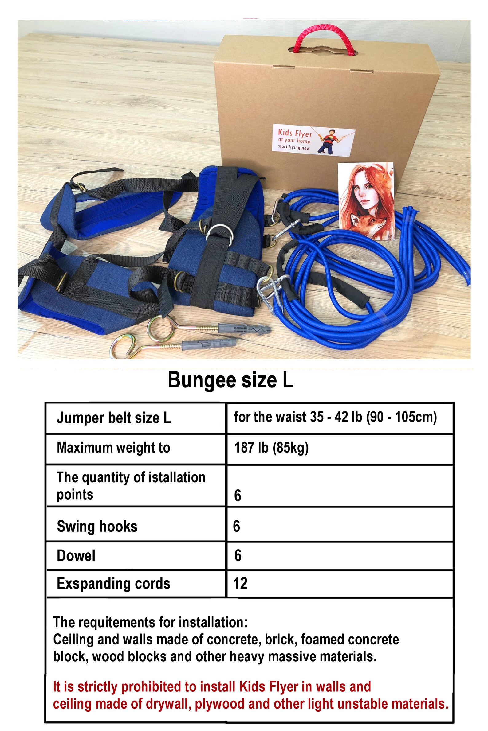 Bungee Jumping and Home Bungee for Adults. Size L. Jump Swing. - Etsy