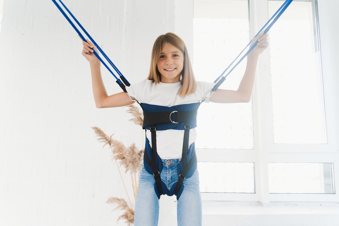 Bungee for Fitness. Indoor Bungee Jumping Size M for Kids 5-14 Years ...