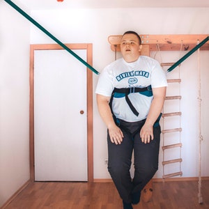 Additional Expander Cords to Increase Jumping. Kids Swing. Bungee ...