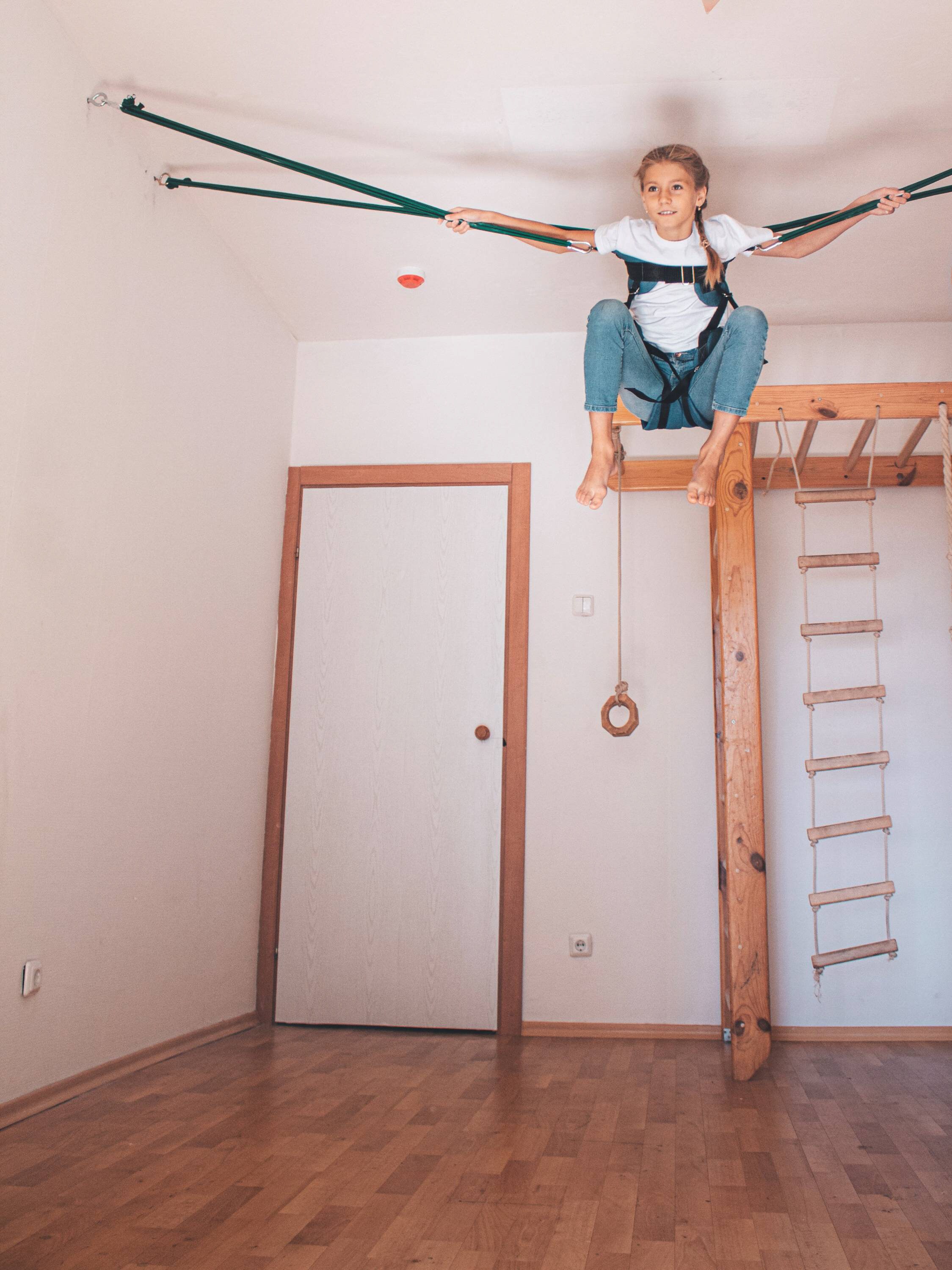 Indoor Bungee Jumping Size M for Kids 5-14 Years Home Bungee - Etsy