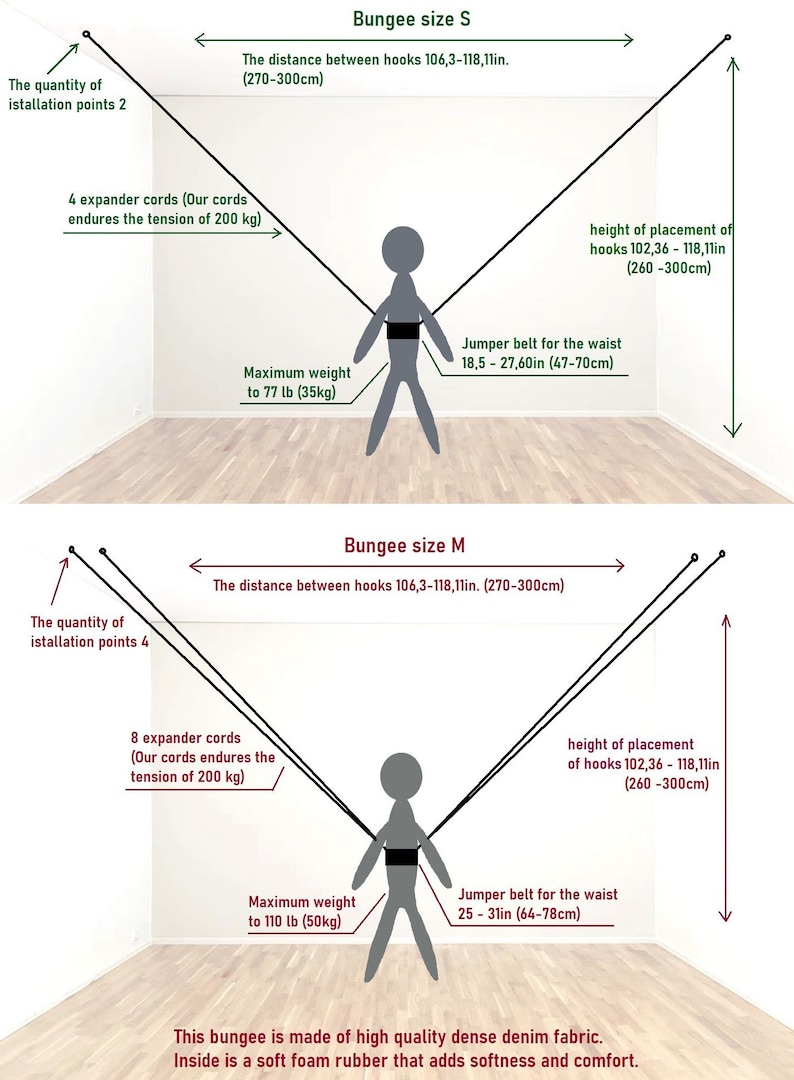 Kids Bungee Jumper Gym, Indoor Exerciser, Play Set - Etsy