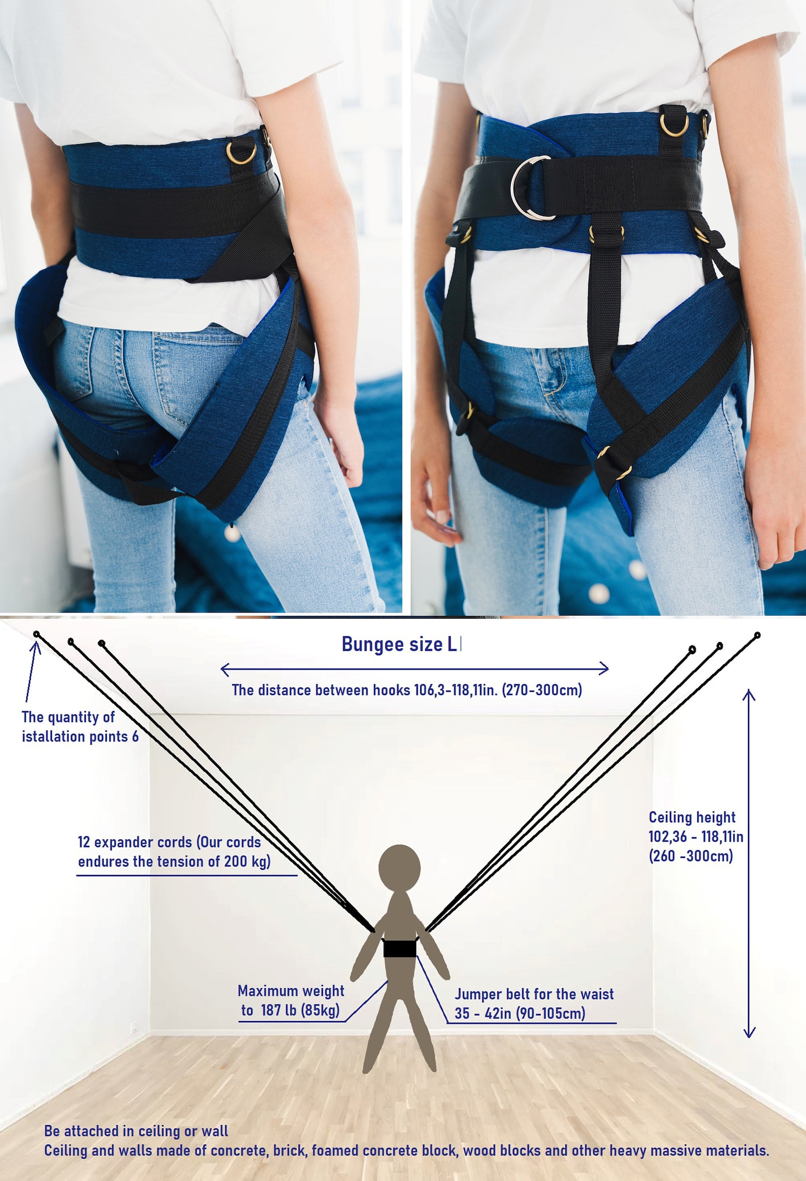 Kids Flyer Bungee Jumper, Indoor Exerciser, Home Swing - Etsy
