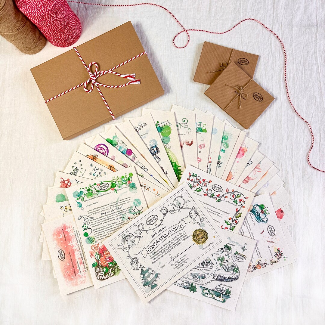 Magical Advent Calendar 2024 Personalised Christmas Elf Letters - Etsy