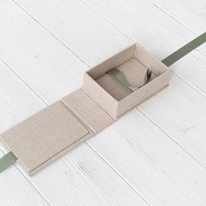 Linen 4x6 Photo Box, Presentation Box, Proof Box - Etsy