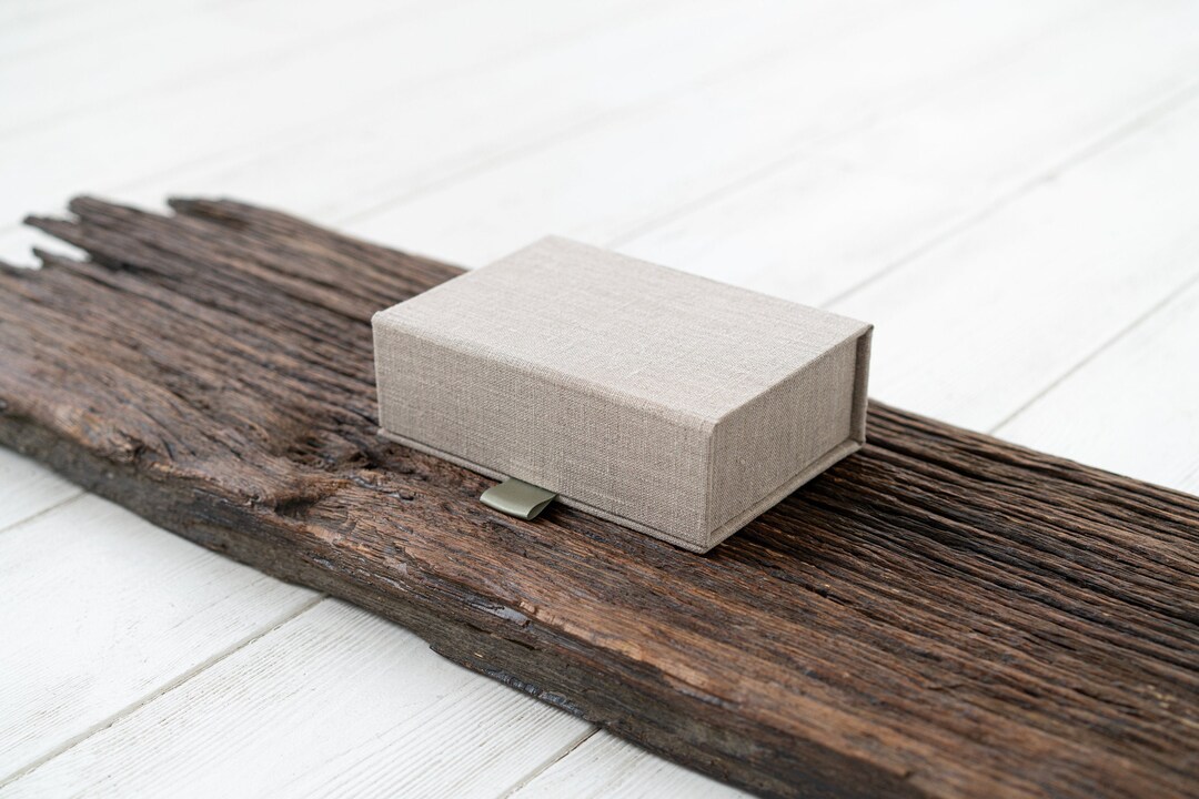 Wedding Memory Box, 4x6 Linen Photo Box With Magnetic Closure, Proof ...