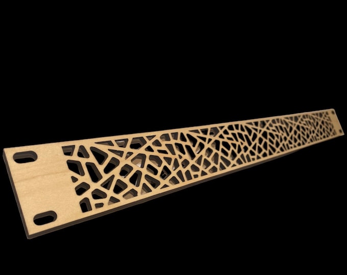 Nice-racks 1U, 2U, or 3U "crystal" Decorative Vented Wood Studio Rack ...