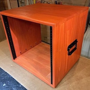 Nice-racks 10-space Studio Rack, Choose Your Depth, Choose Your Stain ...