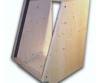 Nice-racks 10-space Studio Rack, Choose Your Depth, Choose Your Stain ...