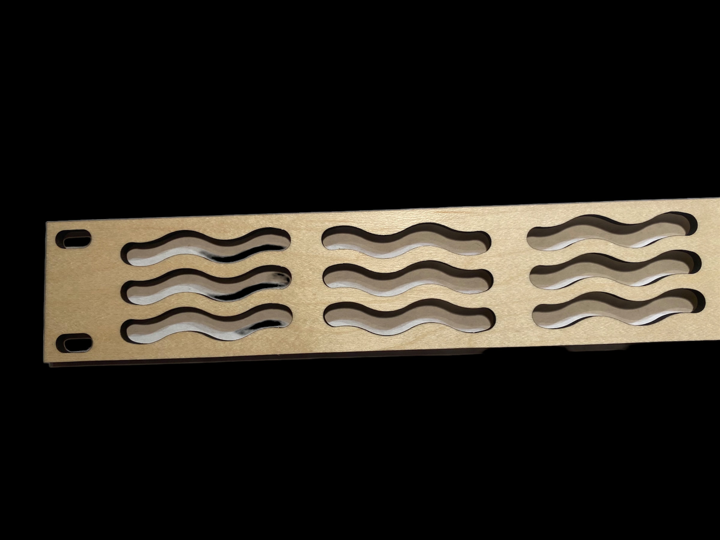 Nice-racks 1U, 2U, or 3U cymatics Decorative Vented Wood Studio Rack ...