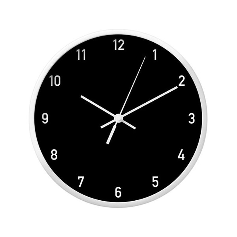 Numbers Wall Clock White Wall Clock Classic Nordic Basic | Etsy