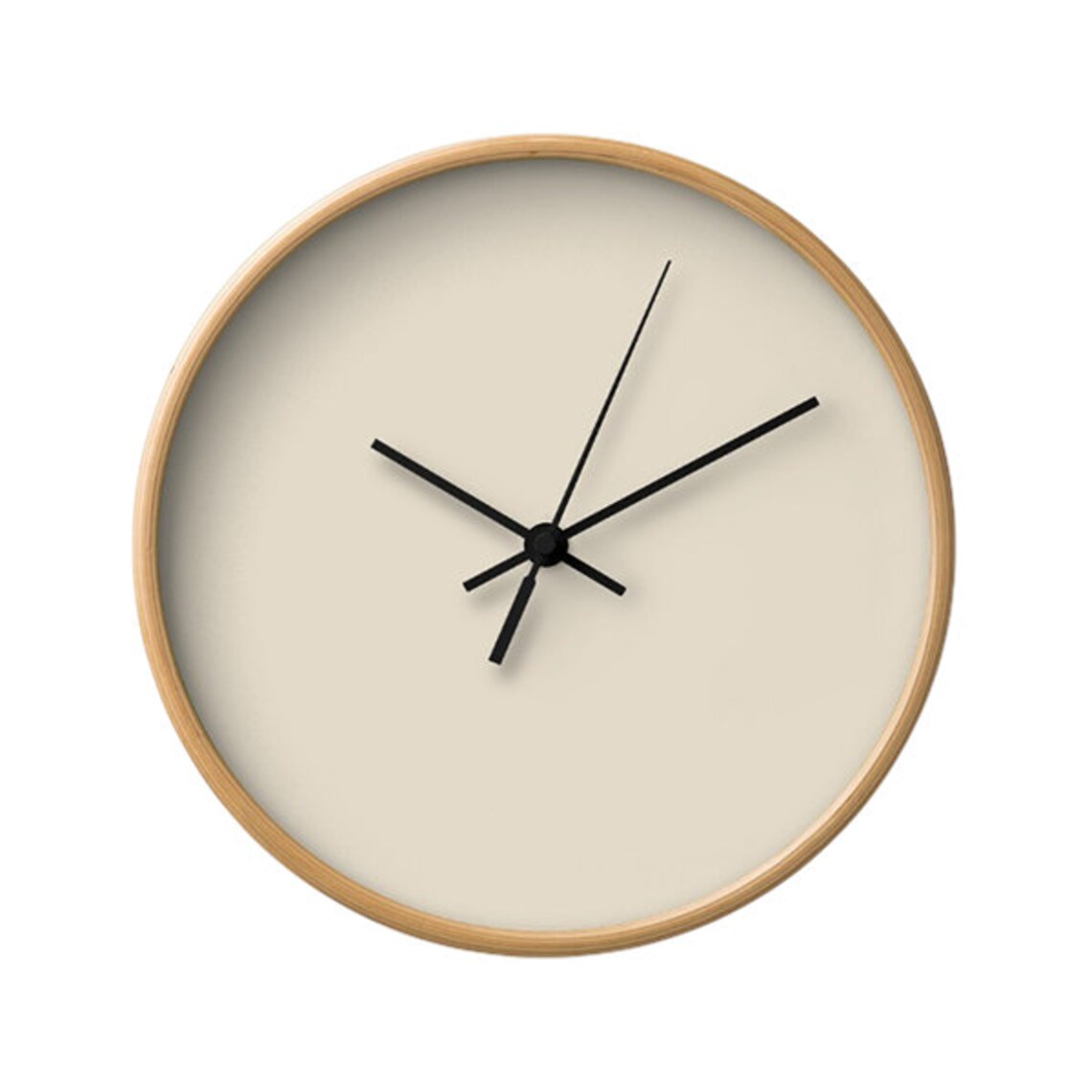 Solid Color Wall Clock. Taupe Gray Neutral Minimalist - Etsy