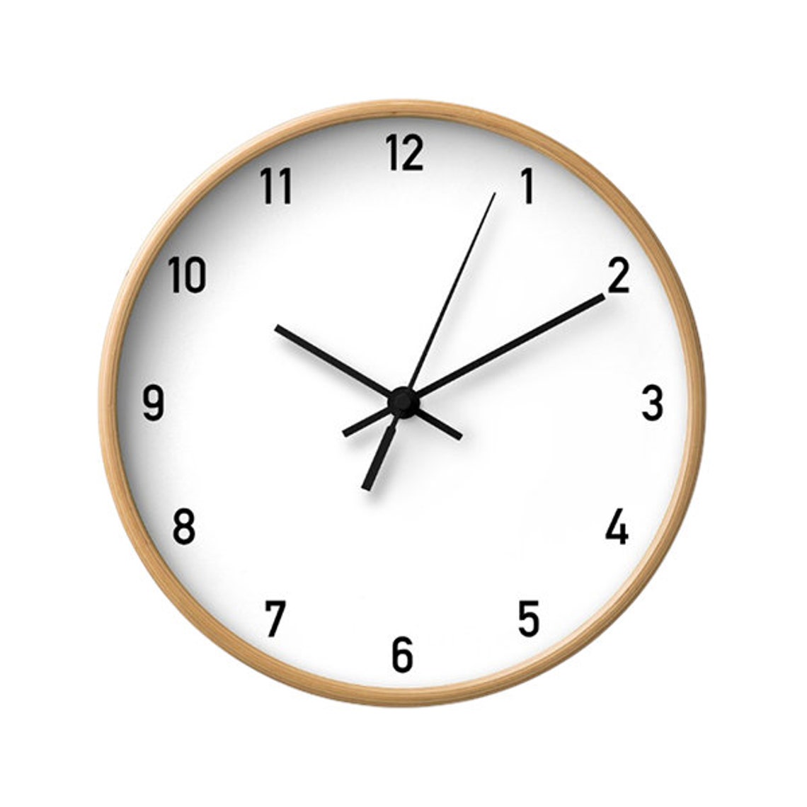 Numbers Wall Clock. Classic Black and White Black Nordic - Etsy