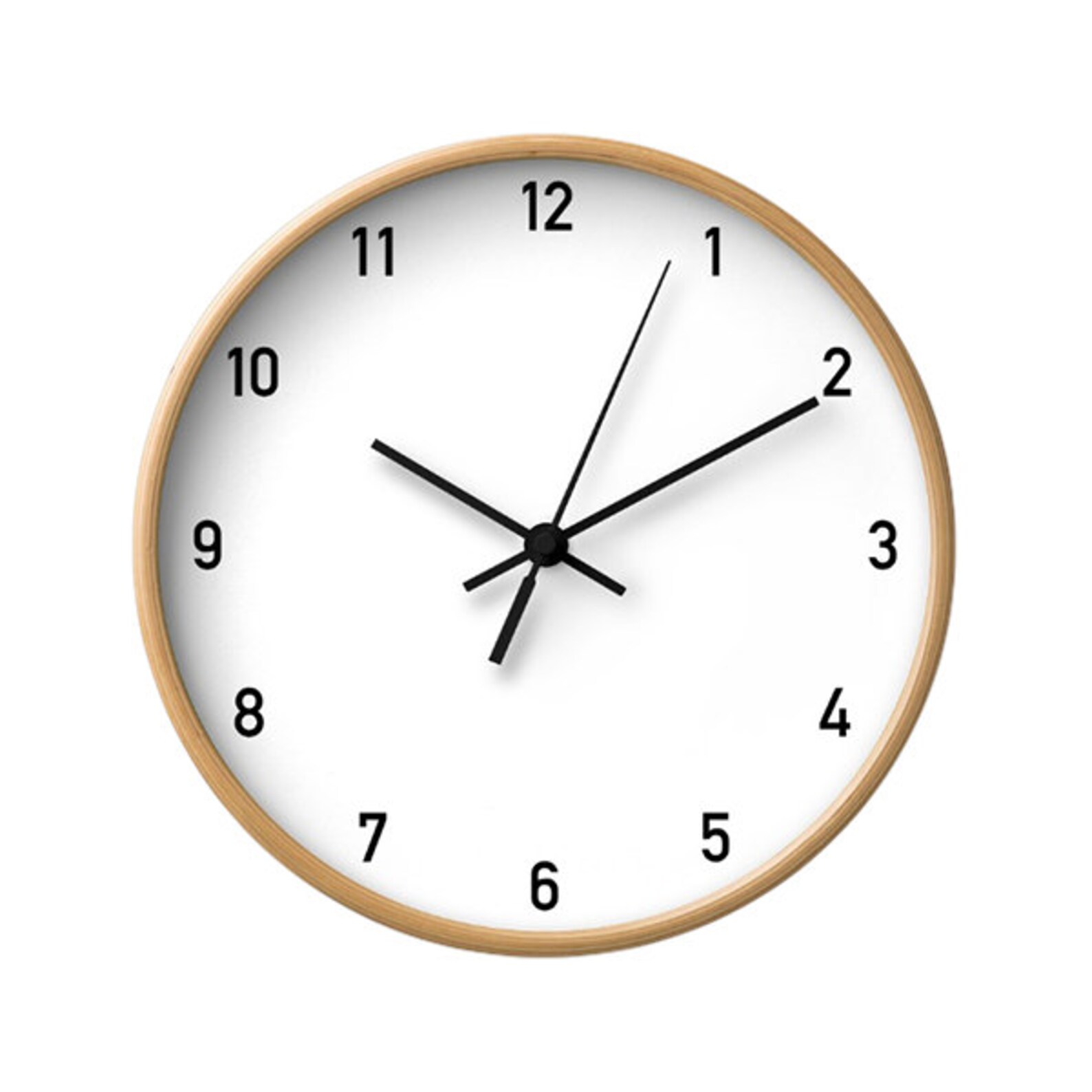 Numbers Wall Clock. Classic Black and White Black Nordic - Etsy
