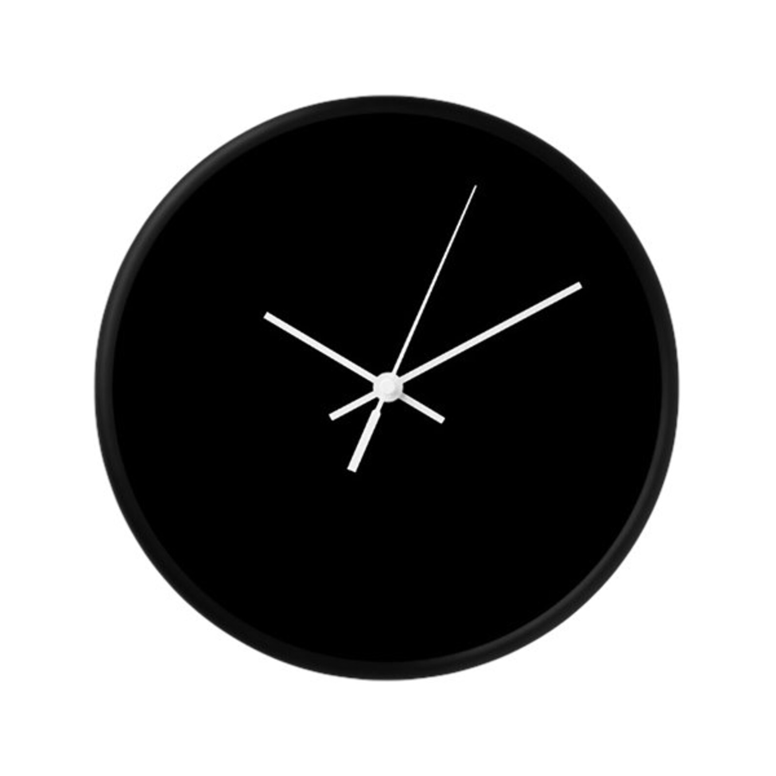 Solid Wall Clock. White Black Wood Clocks Minimal Classic | Etsy