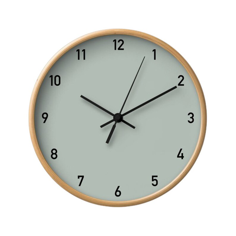 Numbers Wall Clock. Bone Nordic Classic Neutral Color Wall - Etsy