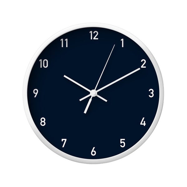 Blue Wall Clock - Etsy Australia
