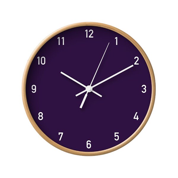 Purple Clock - Etsy