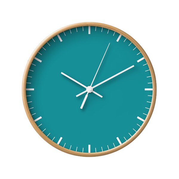 Turquoise Clock - Etsy
