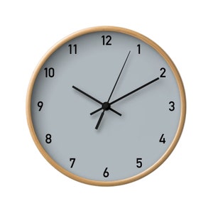 Numbers Wall Clock. Smoke Grey Boho Bohemian Classic - Etsy