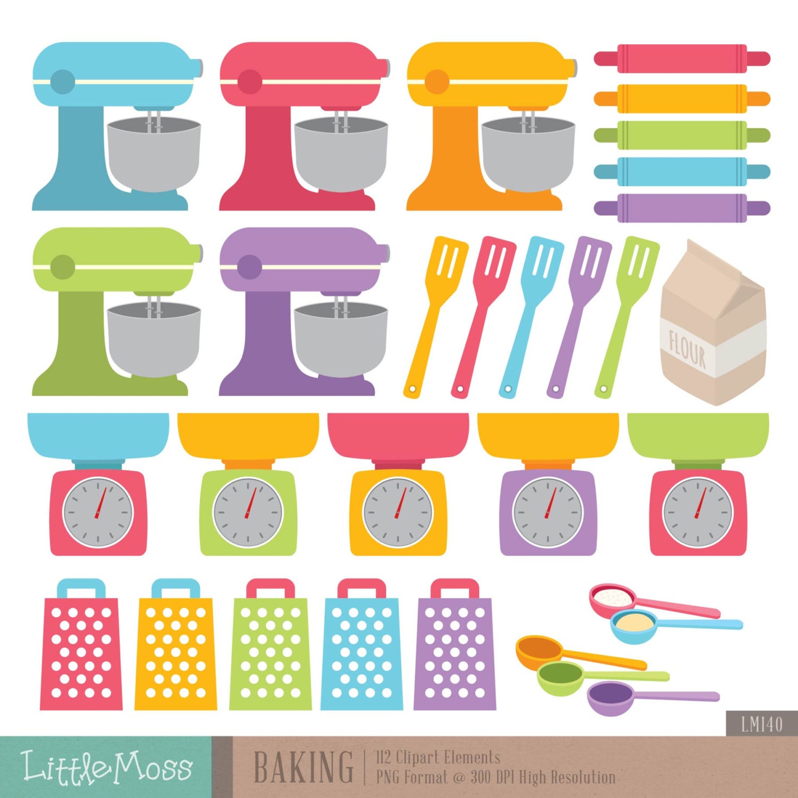 Baking Digital Clipart - Etsy