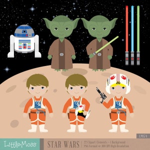 Star Wars Digital Clipart - Etsy