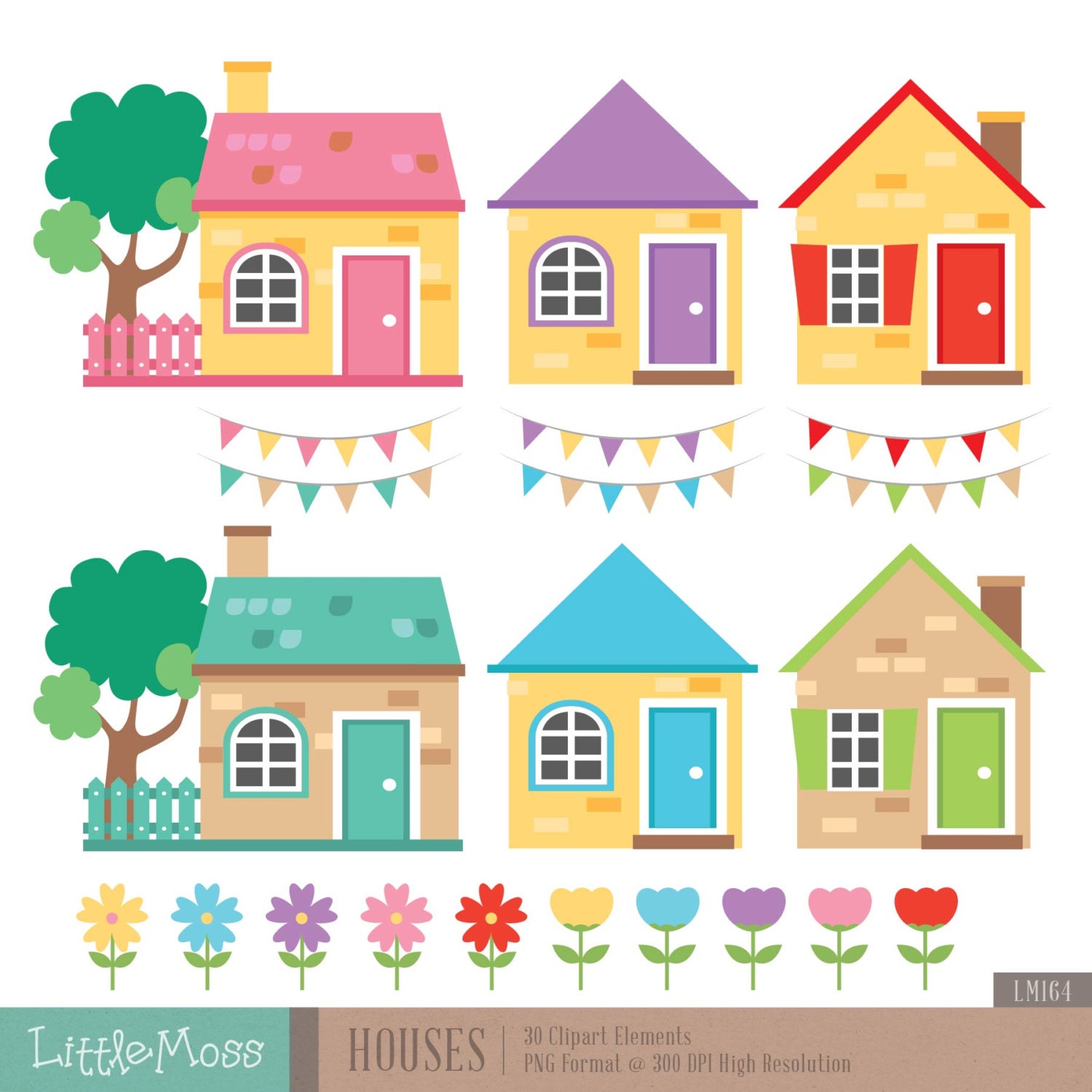 Cute Little House Clipart