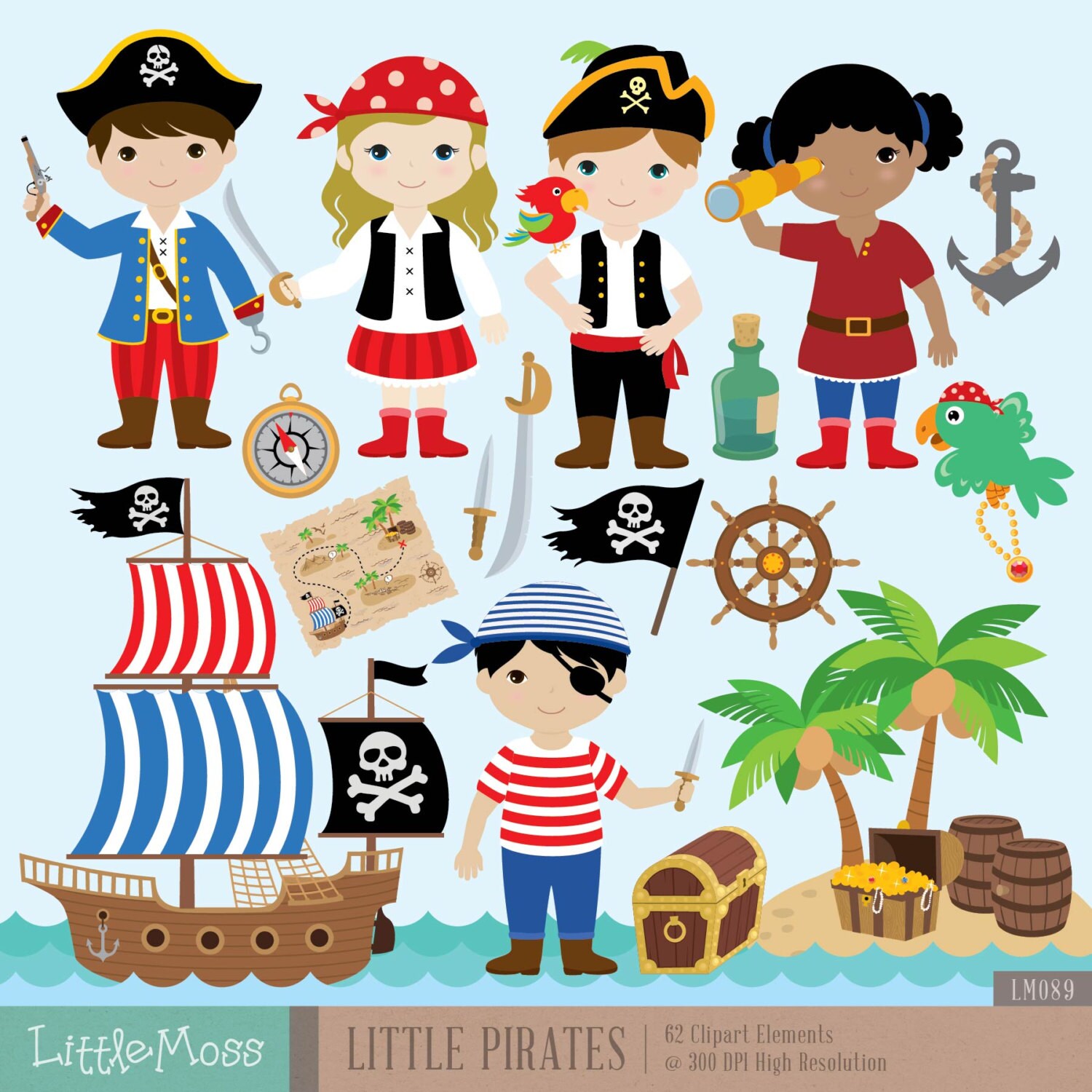 Pirate Clip Art For Kids