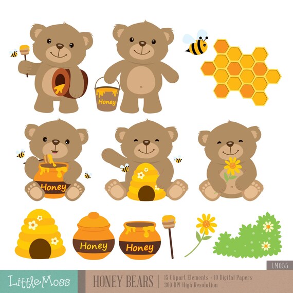 Honey Bear Clipart