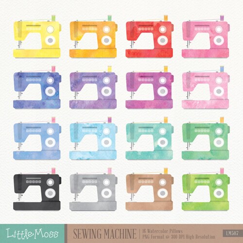 Hand Drawn Sewing Clipart. Doodle Dressmaking Clip Art. - Etsy Canada