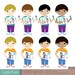 Little Artists Digital Clipart, Art Party Clipart - Etsy