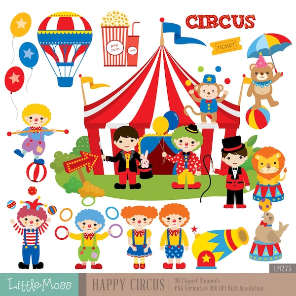 Carnival Clipart - Etsy