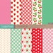 Strawberry Digital Clipart and Papers, Jam Clipart - Etsy