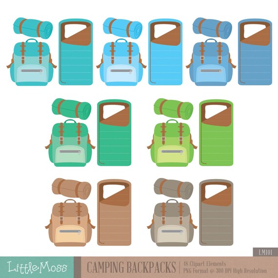 Camping Backpack Clip Art