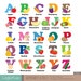 Alphabet A-Z Digital Clipart, Vegetable and Fruit Aphabet - Etsy