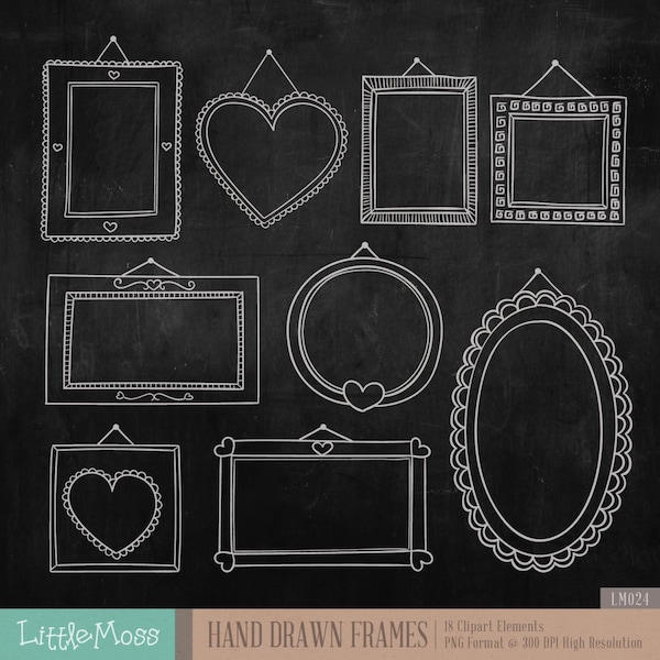 Chalkboard Frames - Etsy