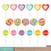 Lollipop Digital Clipart and Papers - Etsy