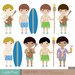 Luau Party Digital Clipart, Aloha Clipart, Hawaii Clipart, Beach Party ...