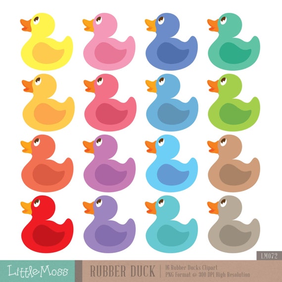 Cute Rubber Duck Clip Art