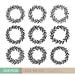 Chalk Wreath Clipart: Hand-drawn Laurel Designs (digital Download) - Etsy