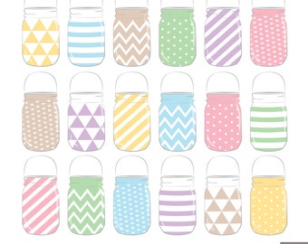 Chalkboard Hanging Mason Jar Lights Clip Art Clipart Chalk - Etsy