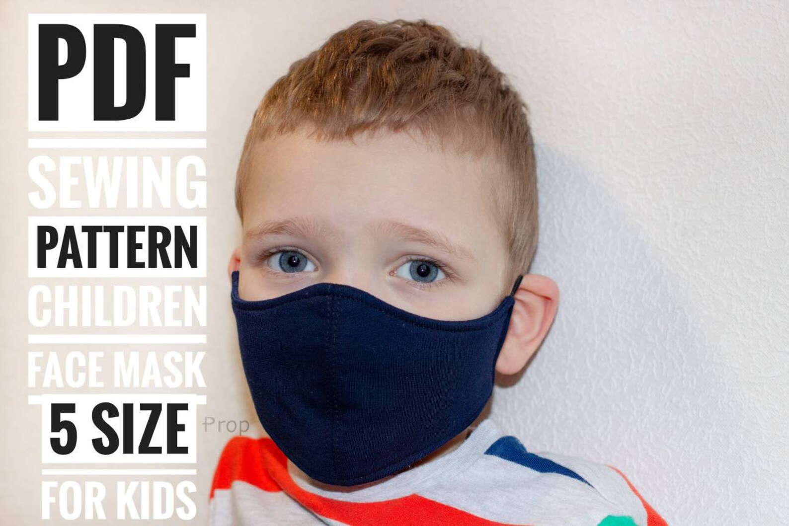 Sewing Children Mask Patterns 5 Size Washable Face Mask | Etsy
