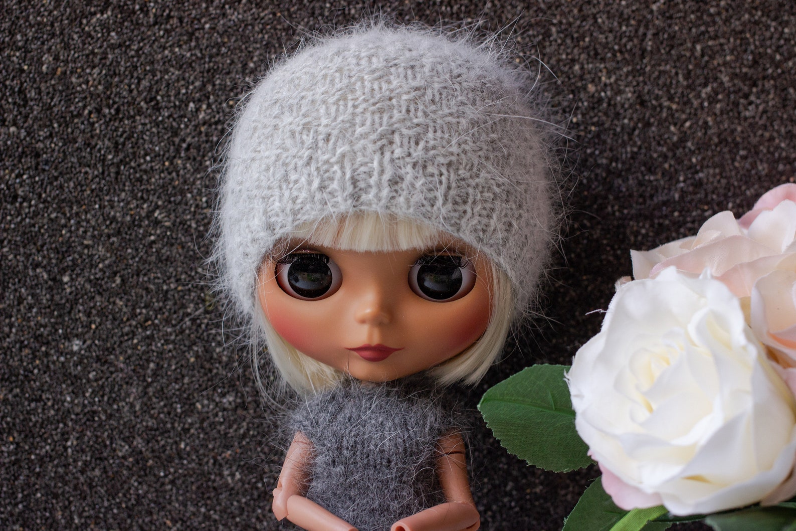 Blythe Doll Pattern Hat, Knitting Pattern Hat, Doll Beanie, Diy Doll ...