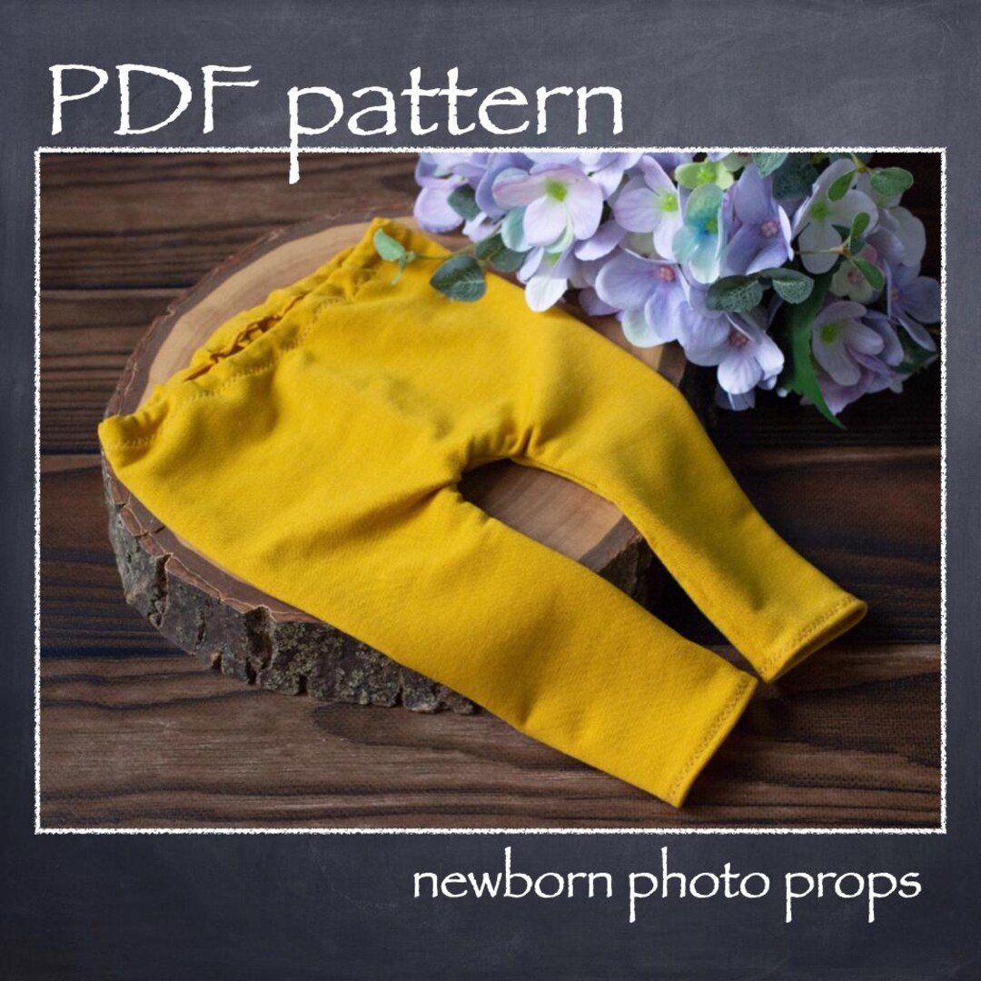 PDF Pattern Newborn Photo Props Pants, Newborn Photography, Boys Props ...