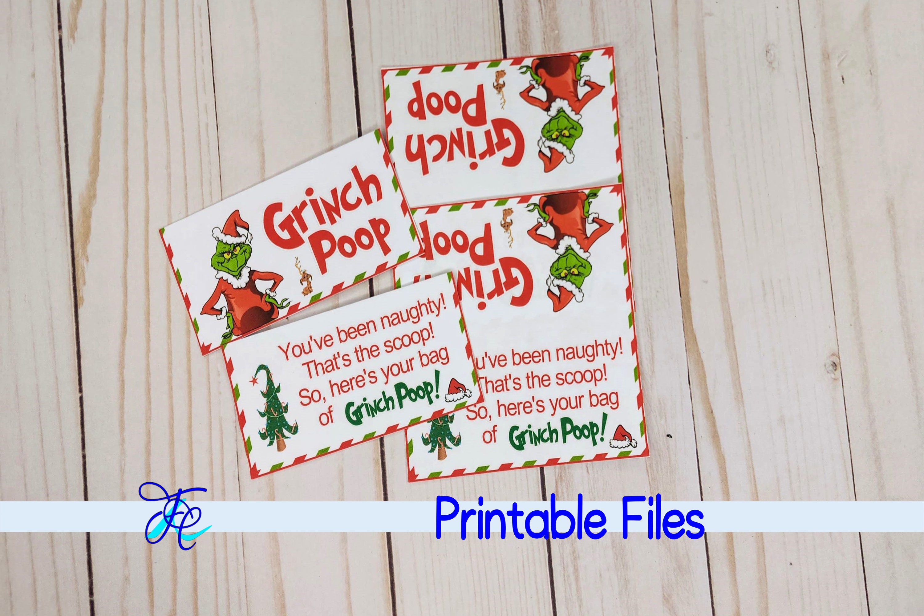 Grinch Poop Bag Topperred Digital Download Only - Etsy Australia