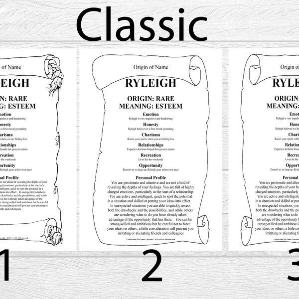 First Name Meaning - Etsy