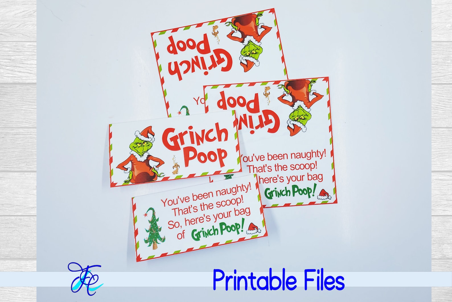 Grinch Poop Bag Topperred Digital Download Only - Etsy